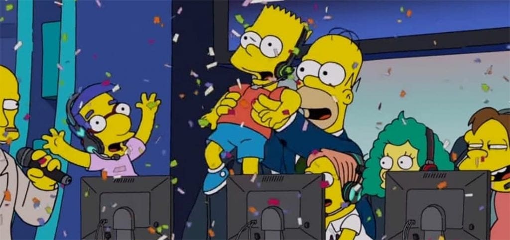 Bart Simpson becomes a pro gamer as esports goes mainstream - Esport Bet
